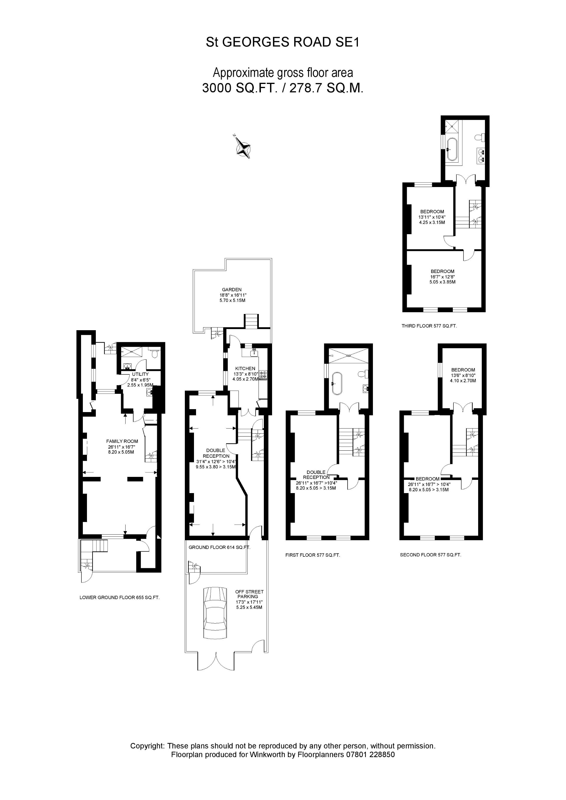 4 bedroom property for sale in St. Georges Road, London, United Kingdom ...