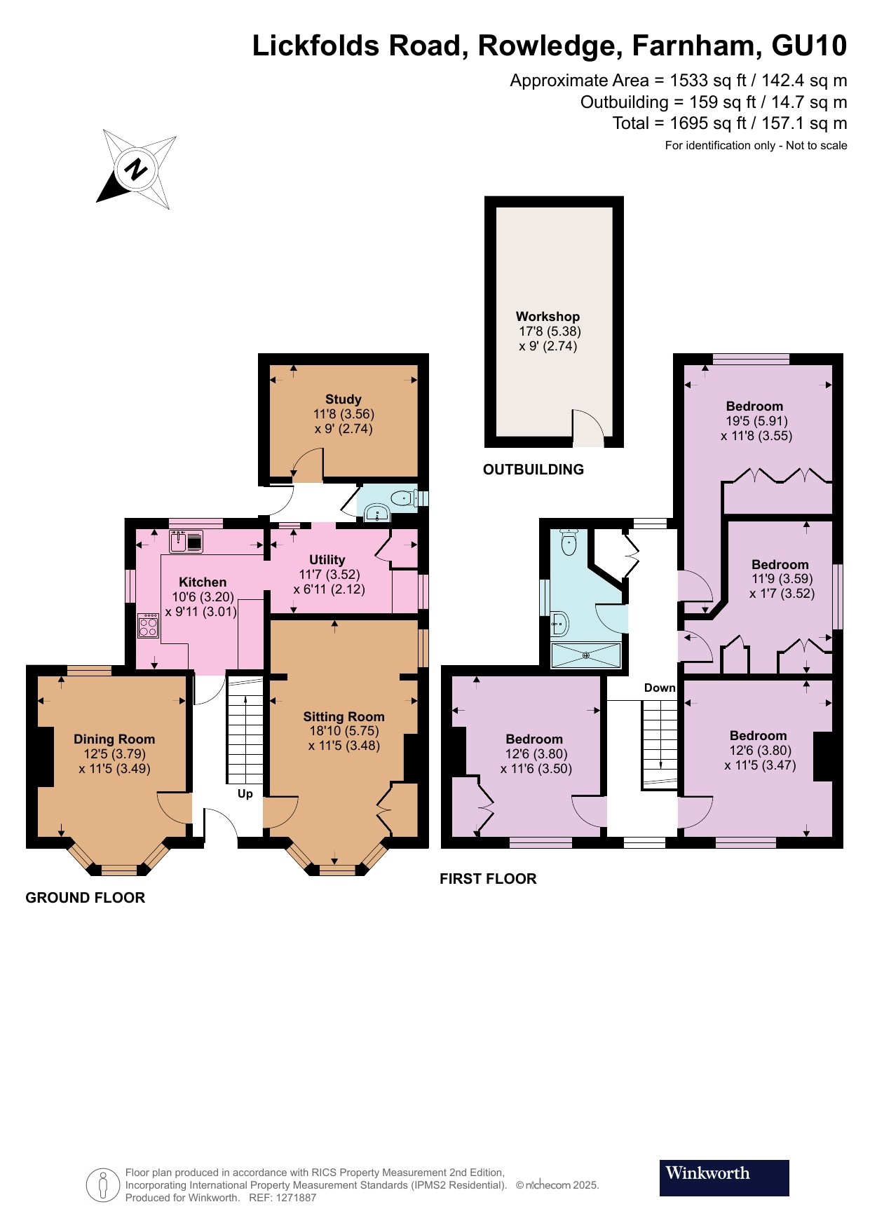 4 bedroom property for sale in Lickfolds Road, Rowledge, Farnham ...