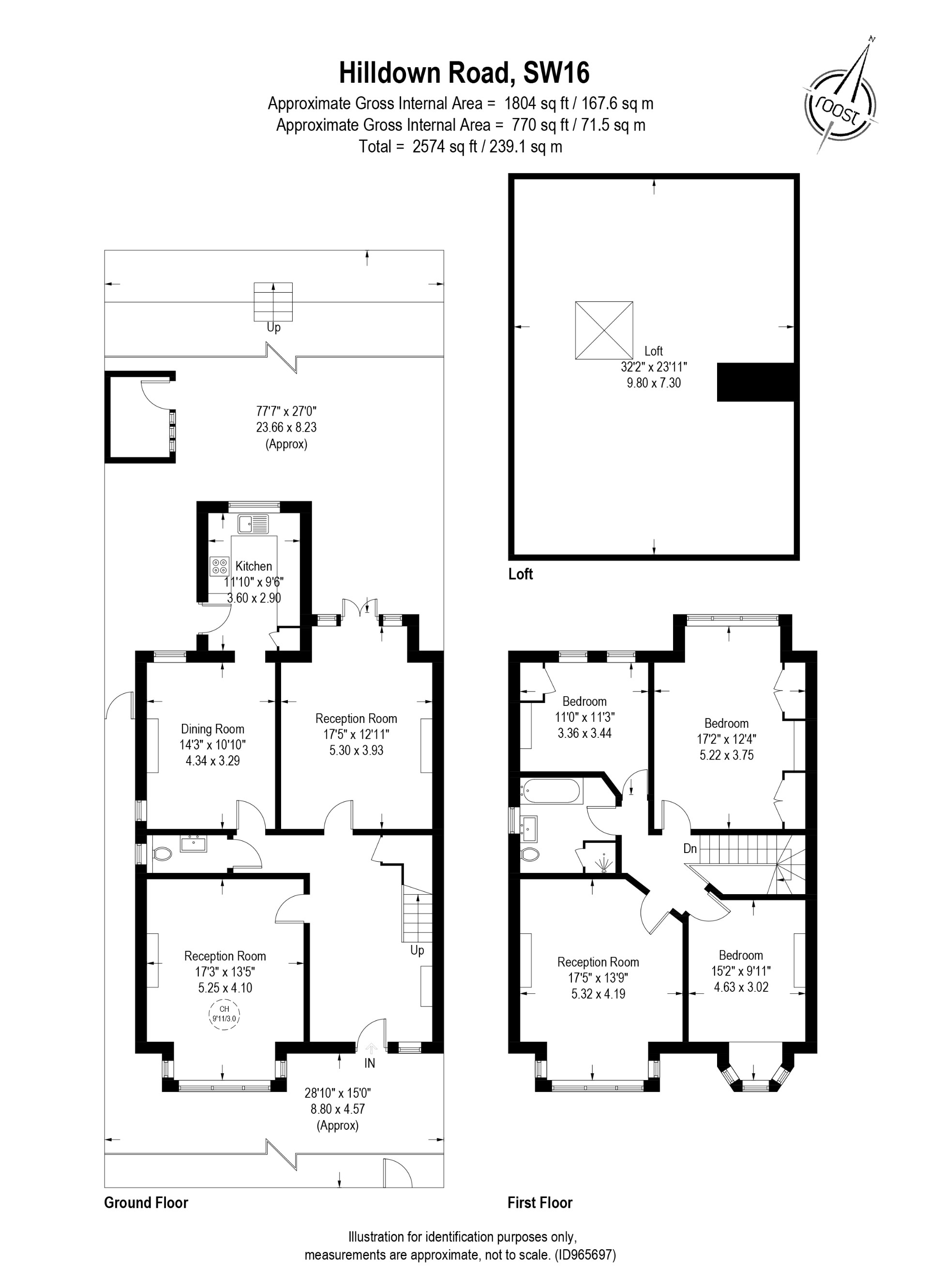 4 bedroom property for sale in Hilldown Road, London, SW16 (Ref ...