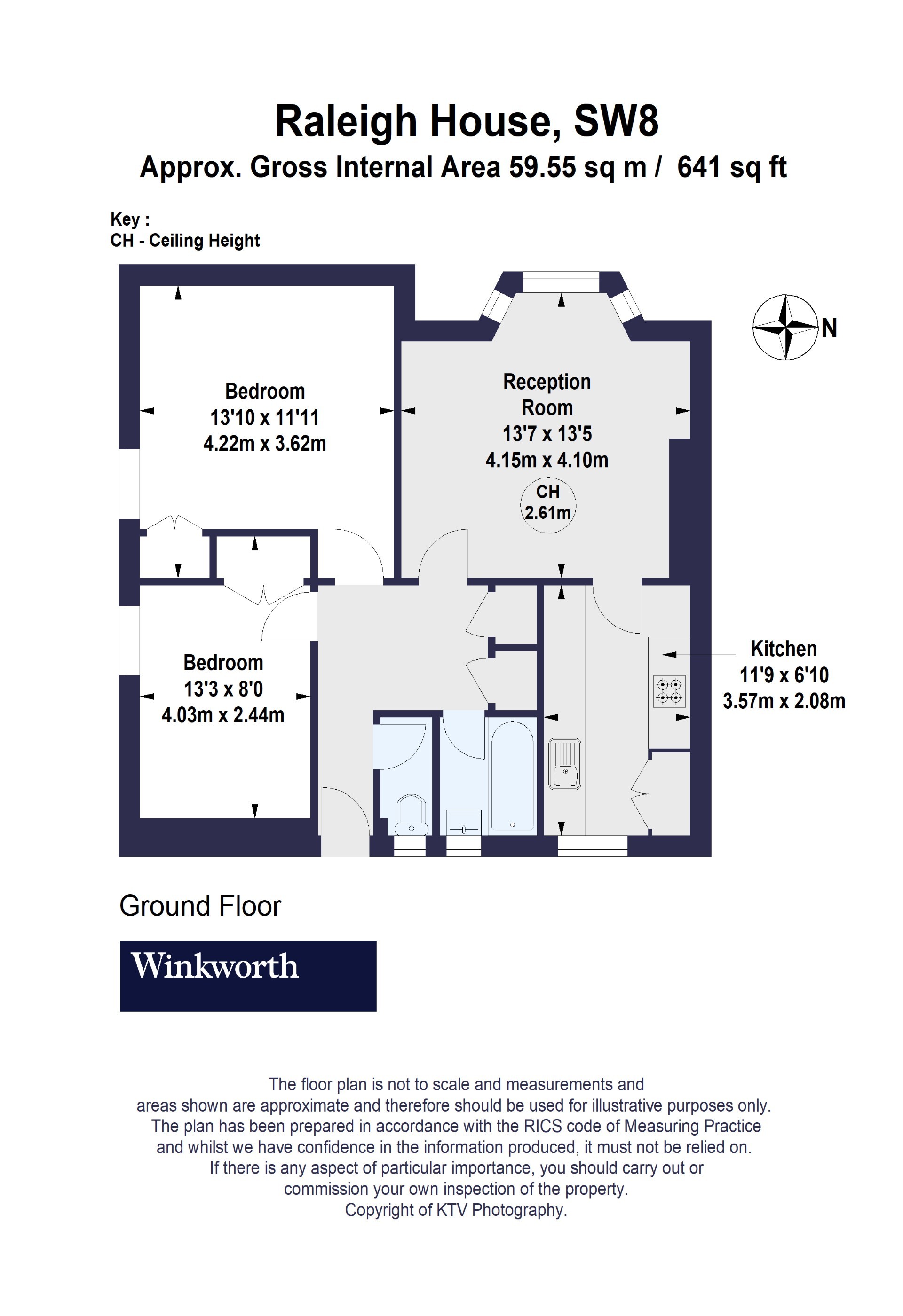 2 bedroom property to rent in Albion Avenue, London, SW8 (Ref CLP250175 ...