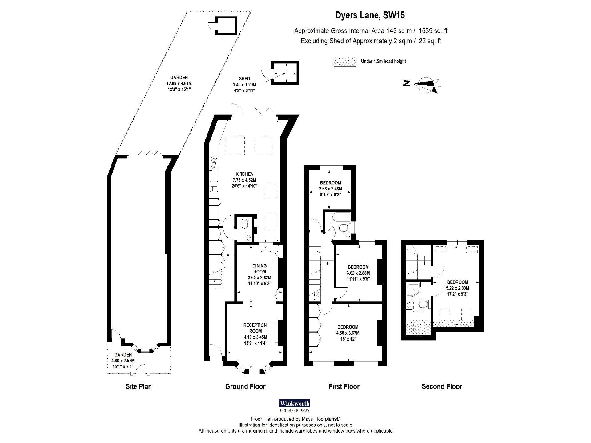 4 bedroom property for sale in Dyers Lane, London, SW15 (Ref PUT230239 ...