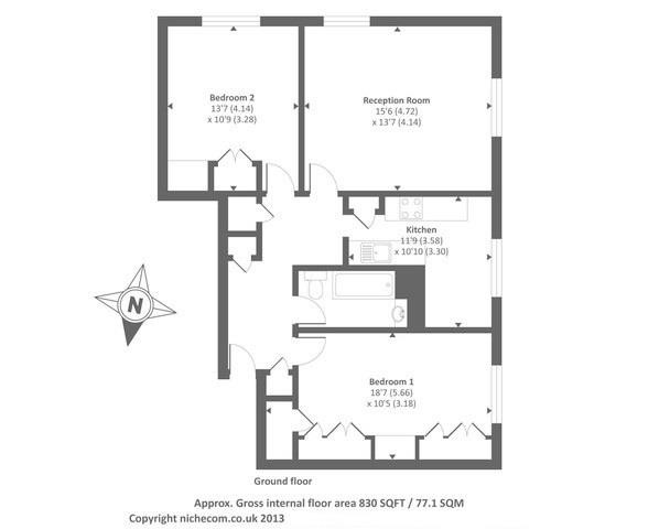 2 bedroom property for sale in Kingsmill, Kingsmill Terrace, St John's ...