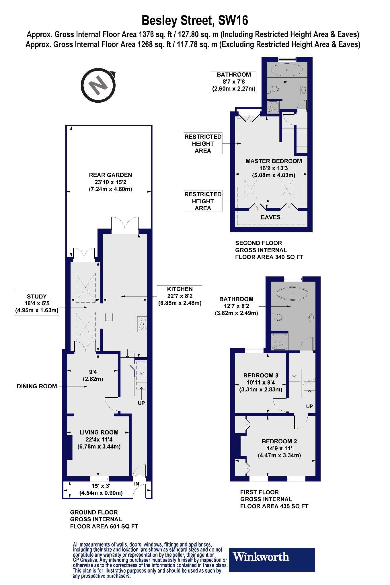 3 bedroom property for sale in Besley Street, London, SW16 (Ref ...