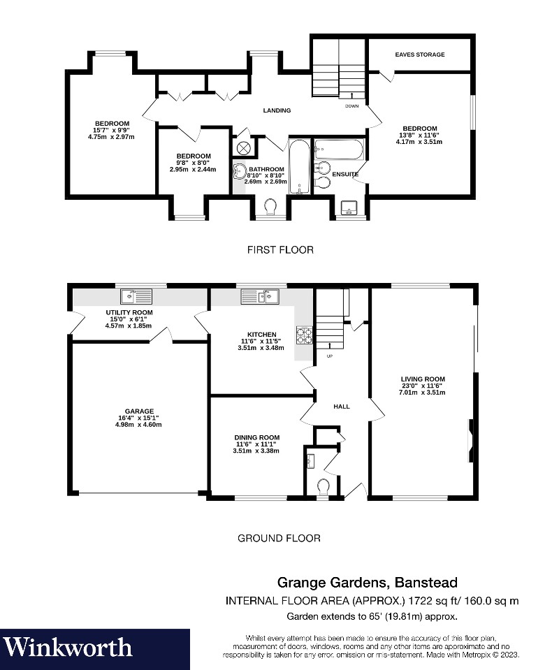 3 bedroom property for sale in Grange Gardens, Banstead, Surrey, SM7 (Ref BAN230236) - £850,000