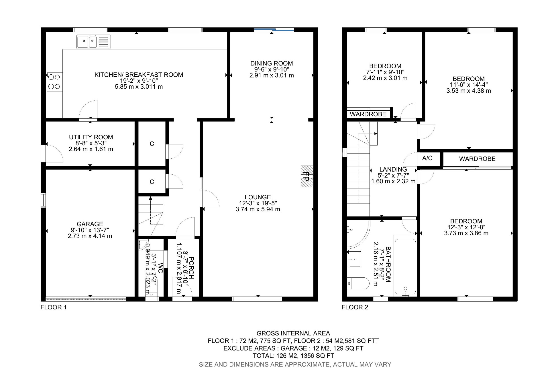 3 bedroom property for sale in Church Road, Three Legged Cross ...