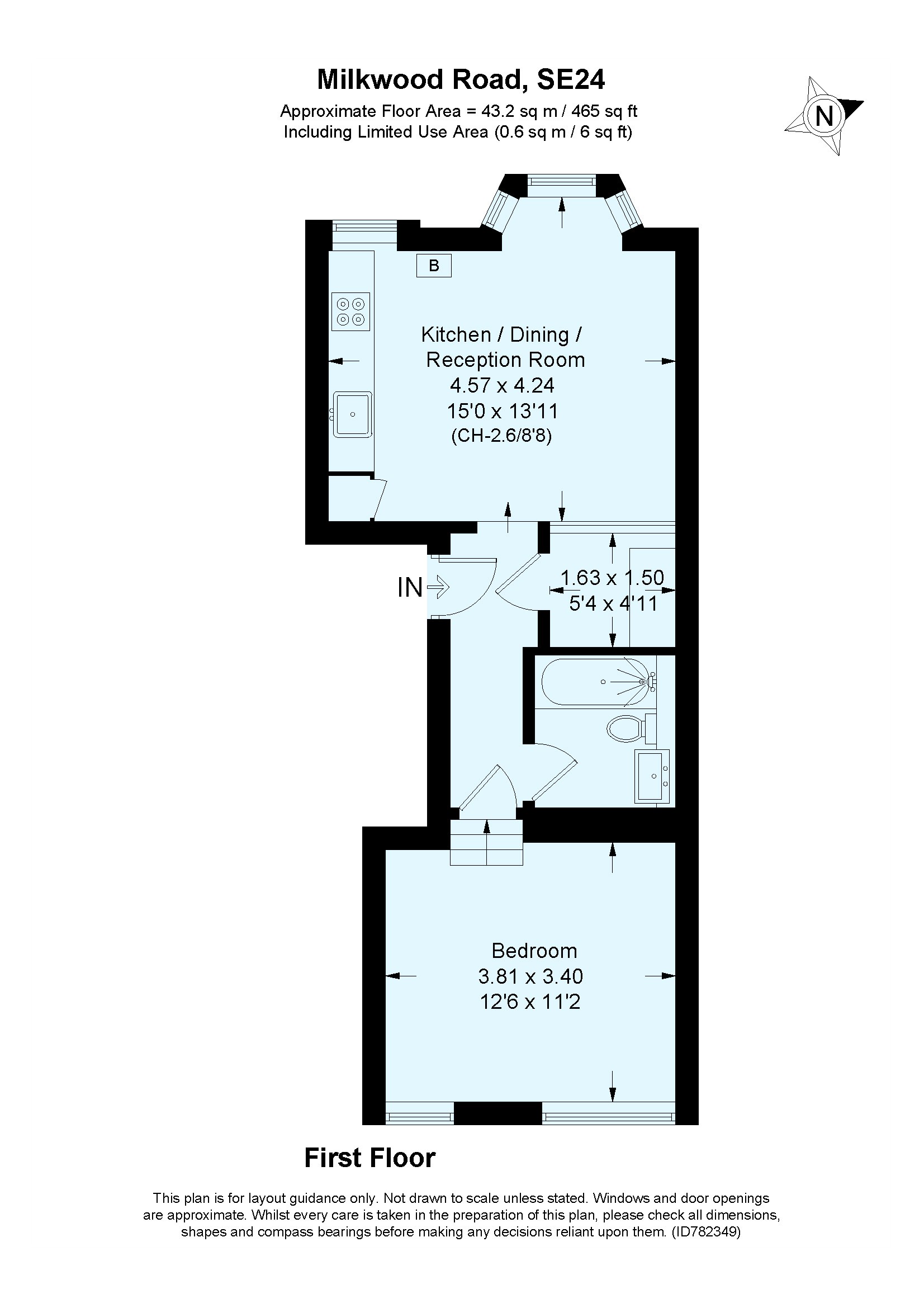 1 bedroom property for sale in Milkwood Road, London, SE24 (Ref ...
